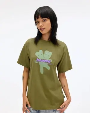 Marc Jacobs Heaven Logo T-shirt In Size Green