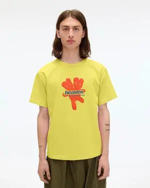 Marc Jacobs Heaven Logo T-shirt In Size Yellow