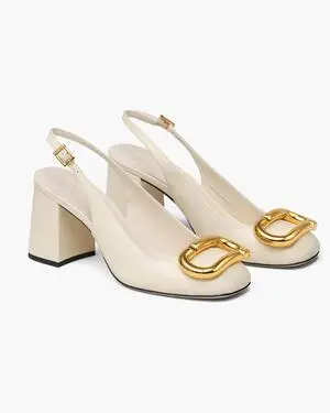 Marc Jacobs The Pop J Marc Slingback - Cloud White