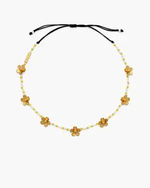 Marc Jacobs The Daisy Station Necklace - Gold/yellow