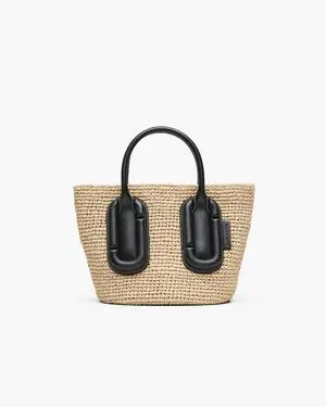 Marc Jacobs Marc Jacobs Babe Small Tote In Woven Natural