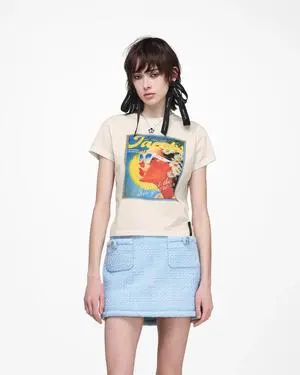 Marc Jacobs Sun Poster Femme Tee - White Multi