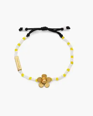 Marc Jacobs The Daisy Slider Bracelet In Size - Gold/yellow