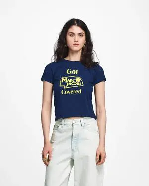 Marc Jacobs Summer Femme Tee In Size - Navy Multi