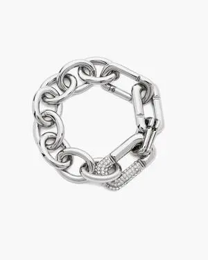 Marc Jacobs The Pop J Marc Pave Bracelet - Silver/crystal