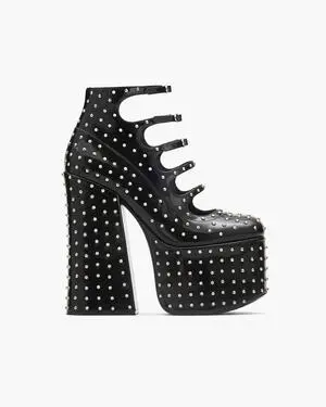 Marc Jacobs The Glam Studs Kiki Ankle Boots In Size - Black