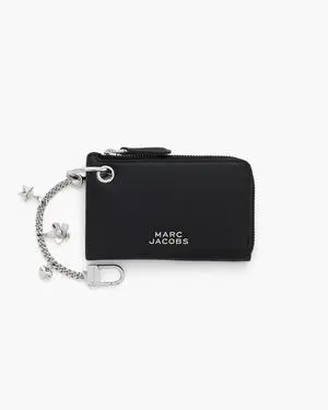 Marc Jacobs The Everyday Top Zip Charm Wallet - Black