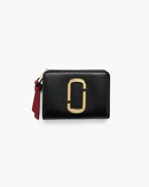 Marc Jacobs The Snapshot Mini Compact Wallet - Black Multi