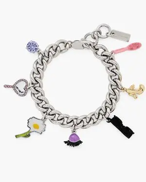 Marc Jacobs The Dollhouse Charm Bracelet - Silver/multi