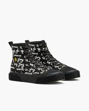 Marc Jacobs The Marc Is Joy Canvas High Top Sneakers