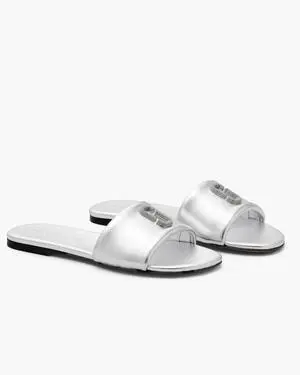 Marc Jacobs The Pave Snapshot Slide - Silver