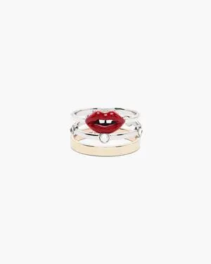 Marc Jacobs The Lips Ring Set
