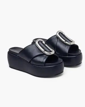 Marc Jacobs The Pop J Marc Platform Sandal - Black