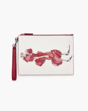 Marc Jacobs Runway Illustration Wristlet - True Red