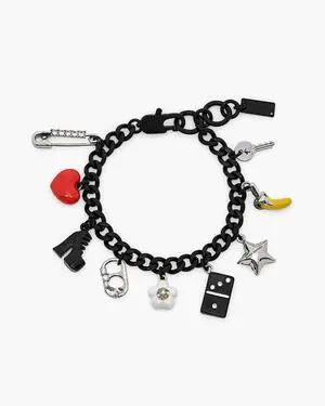 Marc Jacobs The Collector Charm Bracelet - Black Multi