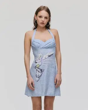 Marc Jacobs Robot Sweetheart Dress In Size