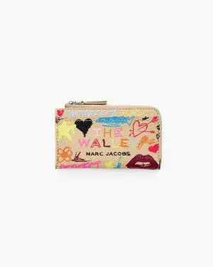 Marc Jacobs The Punk Scribble Top Zip Multi Wallet