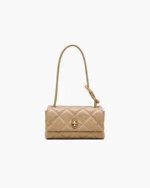 Marc Jacobs The Quilted Mini Dual Shoulder Bag - Camel