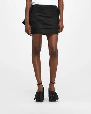 Marc Jacobs Bow Ruched Mini Skirt