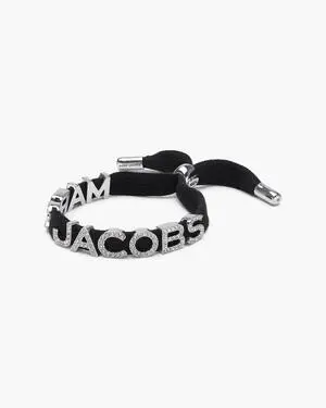 Marc Jacobs Logo Slider Bracelet - Silver/black