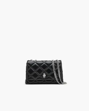 Marc Jacobs The Quilted Slim Dual Convertible Shoulder Bag - Black
