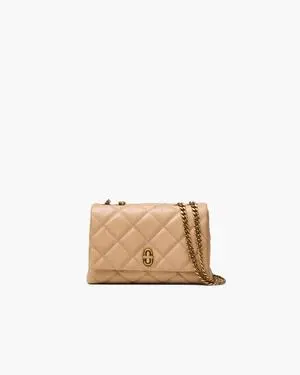 Marc Jacobs The Quilted Slim Dual Convertible Shoulder Bag In Camel