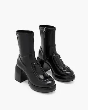 Marc Jacobs The Pop J Marc Ankle Boots In Size - Black