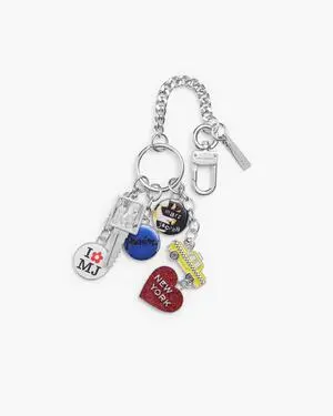 Marc Jacobs Nyc Cluster Bag Charm - Nickel