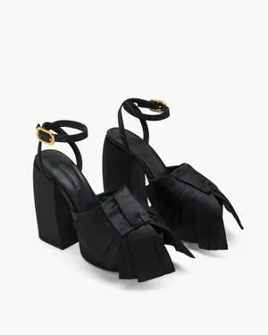 Marc Jacobs The Bow Platform Heel - Black