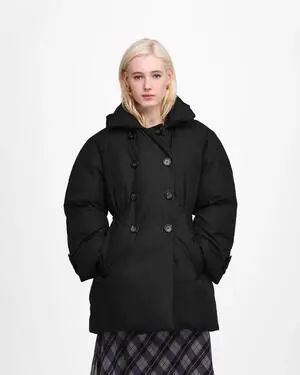 Marc Jacobs Puffer Peacoat In Size - Black