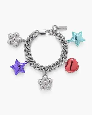 Marc Jacobs Charm Bracelet With Balloon Motifs - Silver/multi