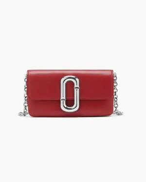 Marc Jacobs Scene Wallet On Chain Bag - Crimson