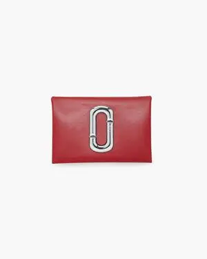 Marc Jacobs Scene Snap Card Holder - Crimson