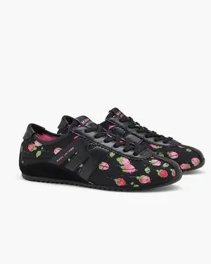 Marc Jacobs The Vintage Floral 400 Bleecker Runner In Size - Black Multi