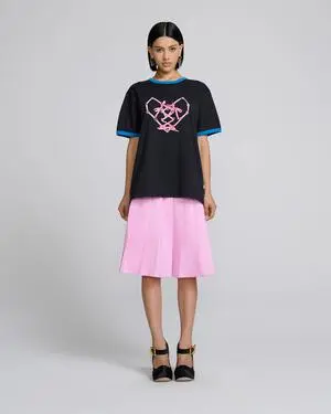 Marc Jacobs Corset Heart Graphic T-shirt