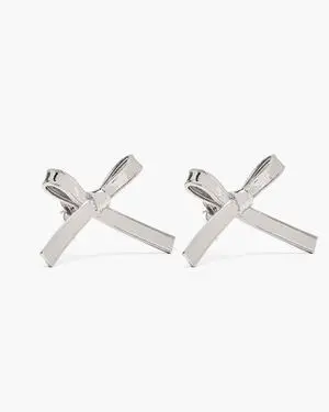 Marc Jacobs The Lingerie Bow Earrings - Silver