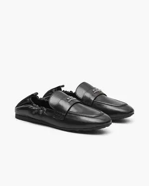 Marc Jacobs The Leather Jude Loafer In Size - Black