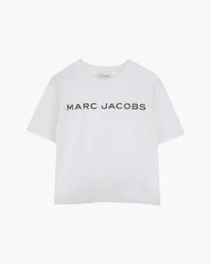 Marc Jacobs The Crystal Daisy Logo Tee In Size - White