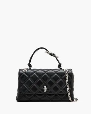 Marc Jacobs The Quilted Dual Convertible Shoulder Bag - Black