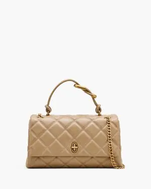 Marc Jacobs Quilted Dual Convertible Shoulder Bag - Camel