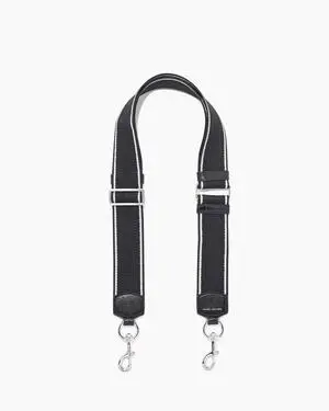 Marc Jacobs The Logo Dtm Webbing Strap - Black