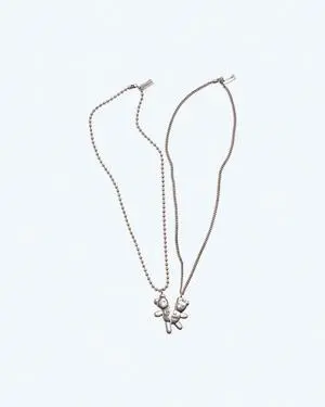 Marc Jacobs Friendship Necklace Set - Silver Ox