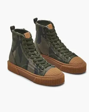 Marc Jacobs The Camo Jacquard High Top Sneaker - Camo Multi