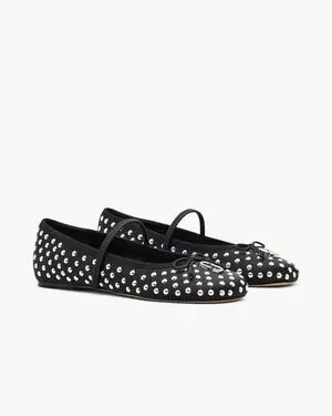 Marc Jacobs Studded Sabrina Ballerina - Black Multi