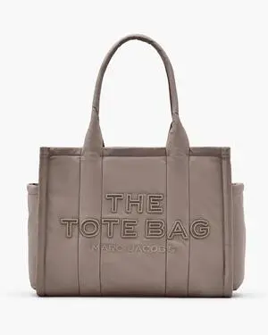 Marc Jacobs The Puffy Nylon Large Tote Bag In Cement
