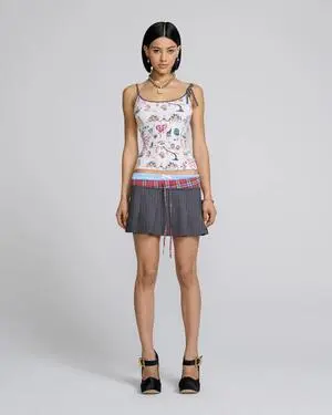 Marc Jacobs Pleated Boxer Skirt In Size