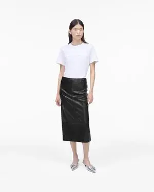Marc Jacobs Leather Slim Skirt