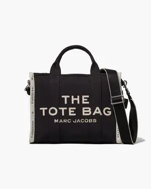 Marc Jacobs The Jacquard Medium Tote Bag In Black