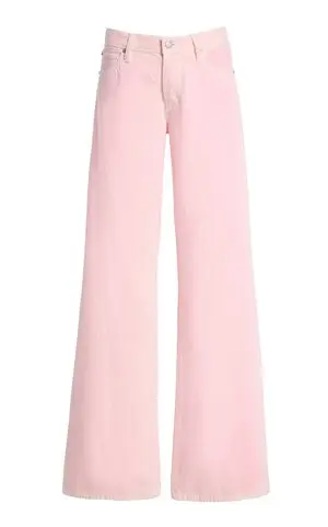FRAME Rigid Flared-leg Jeans - Pink