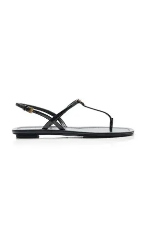 Prada Leather Sandals - Black
